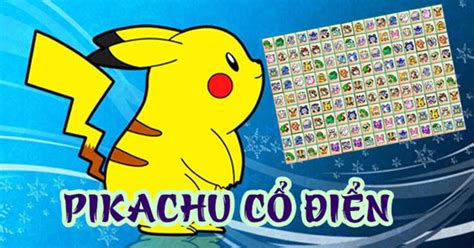 Game Pikachu Cổ Điển Chơi Pikachu Kawai Tìm Hình Giống Nhau Trực Tuyến