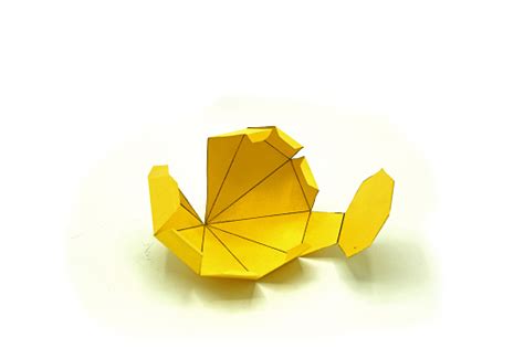 기하학적 모양은 종이에서 잘라 흰색 배경에 촬영 다이아몬드의 지오메트리 그물 3d 형상 또는 솔리드를 형성하기 위해 접을 수 있는 2d 형상 3차원 피규어를 펼칩니다 격리