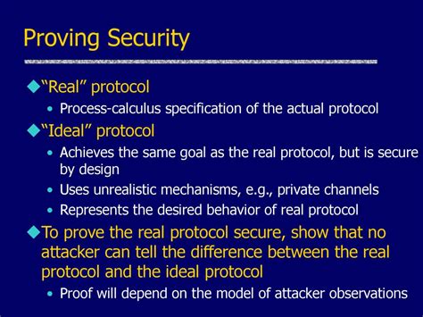 Process Calculus And Security Ppt Download