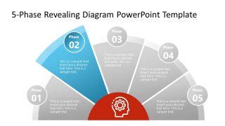 5 Phase Revealing Diagram PowerPoint Template Google Slides