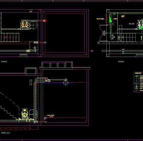 Hydroneumatic Central Tank Dwg Section For Autocad • Designs Cad