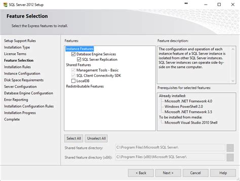 Installing Sql Server 2012 Transmille Support