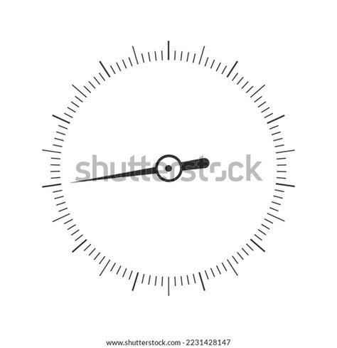 Round Measuring Scale Arrow Template Barometer Stock Vector Royalty Free 2231428147 Shutterstock