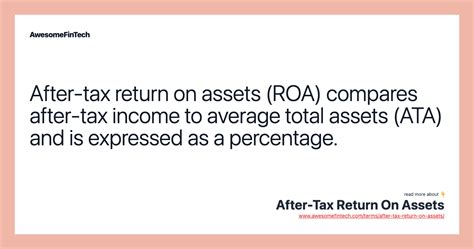 Return On Assets