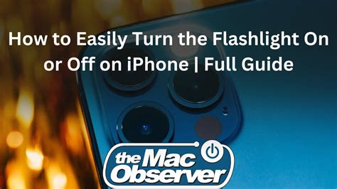 How To Easily Turn The Flashlight On Or Off On Iphone Full Guide Youtube