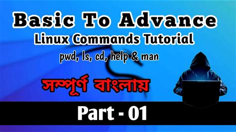 linux basic commands pwd ls cd help and man linux tutorial in bangla
