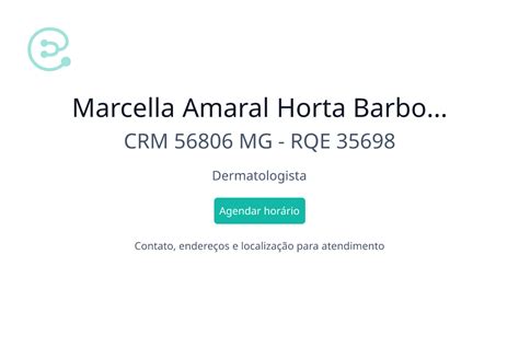 Marcella Amaral Horta Barbosa Vieira Dermatologista Em Juiz De Fora Mgjuiz De Fora Mg