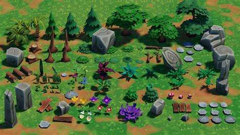 create low poly 3d game environment in unreal engine unity and vr by gallaz game fiverr