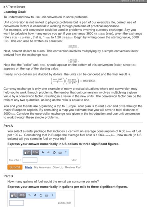 Solved Learning Goal To Understand How To Use Unit Chegg