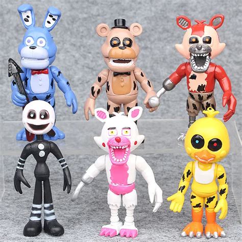 Five Nights At Freddys Fnaf Фигурки игрушки Foxy Freddy Fnaf ПВХ фигурка Funko плюшевый медведь