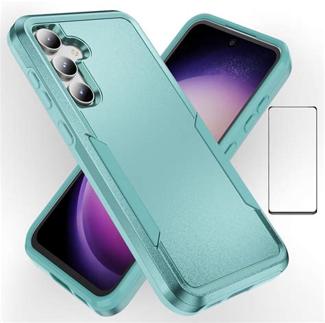 For Samsung Galaxy S23 Fe Case With Screen Protectorslim Fit Bumper
