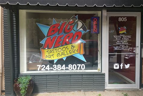 Big Nerd Tattoos And Art Gallery