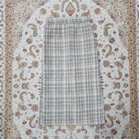 트위드 뒷밴딩 스커트 25 26 헬로마켓