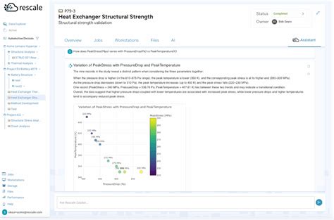 Ai Driven Insights For Simulation Data With Rescale Assistant Rescale