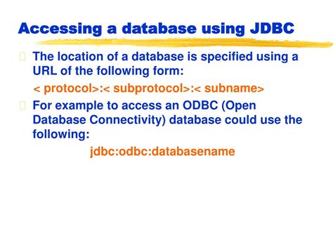Ppt Jdbc And Database Programming In Java Powerpoint Presentation