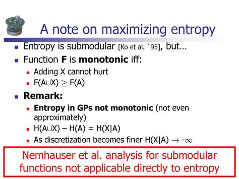 Near Optimal Sensor Placements In Gaussian Processes Ppt Download