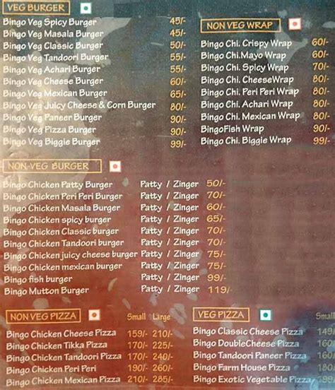 Menu Of Sadda Adda Borivali West Mumbai