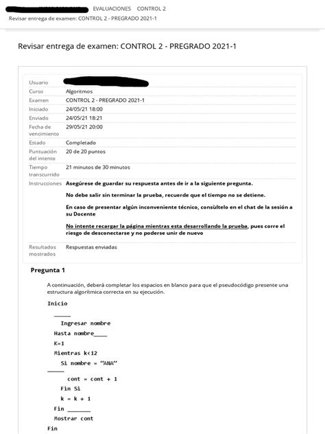 Control 2 Pdf Algoritmos Matemáticas Aplicadas