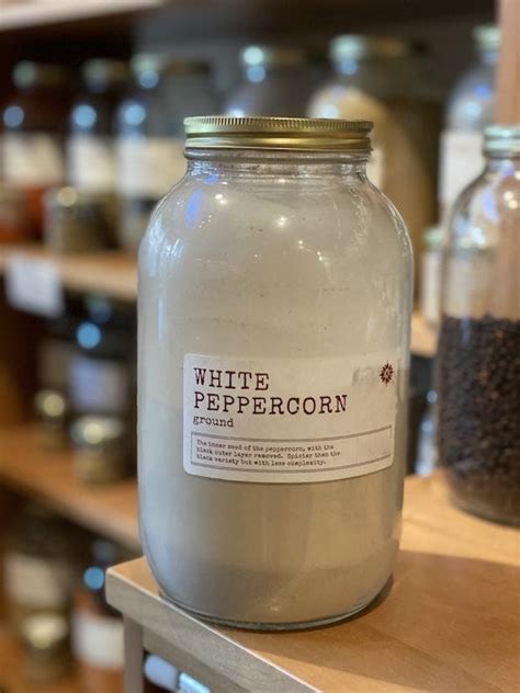 Ground White Peppercorn Subtle Heat Pure Elegance Allspicery