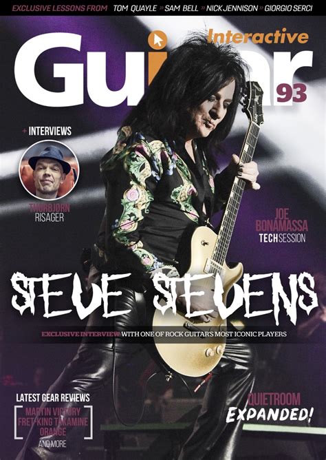 Issue 93 Steve Stevens Thorbjørn Risager Guitar Interactive Magazine
