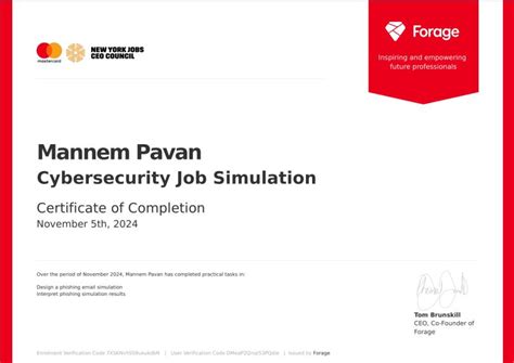 Pavan Mannem On Linkedin Cybersecurity Mastercardimulation Forageexperience Networksecurity