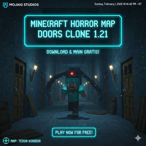 Minecraft Horror Map Doors Clone 1 21 Download And Main Gratis Entwing