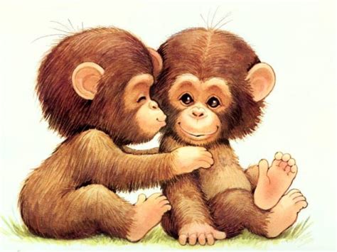 Cute Baby Monkey Drawings At Paintingvalley Com Explore Collection Of Cute Baby Monkey Drawings