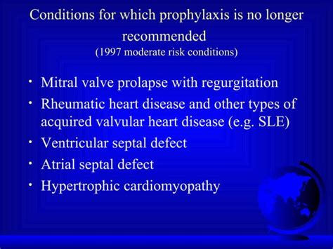 Infective Endocarditis Prophylaxis Ppt