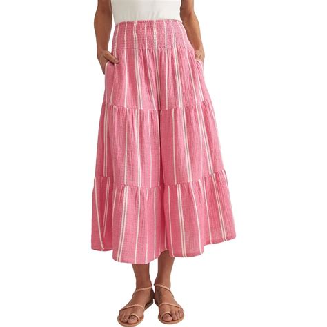 Marine Layer Valeria Double Cloth Maxi Skirt Womens Clothing