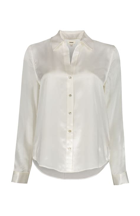 Lagence Womens Tyler Long Sleeve Blouse Ak Rikks