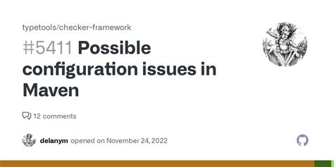 Possible Configuration Issues In Maven · Issue 5411 · Typetools