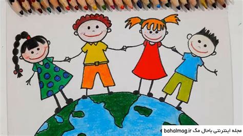 عکس روز کودک نقاشی ️ بهترین تصاویر