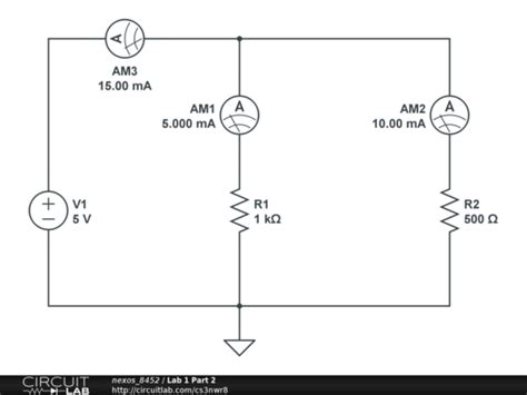 Lab 1 Part 2 CircuitLab