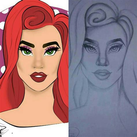 Little Mermaid Pin Up Drawing Art Amino