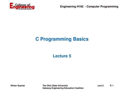 Ppt C Programming Basics Powerpoint Presentation Free Download Id