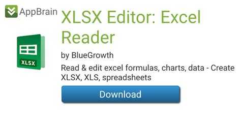 Xlsx Editor Xls Viewer Reader For Android Free App Download