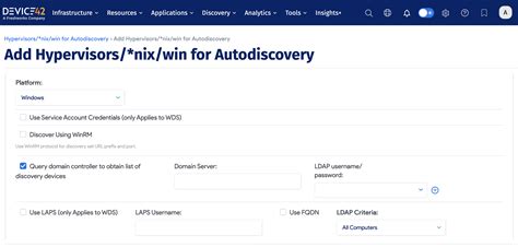 Windows And Hyper V Autodiscovery Device42