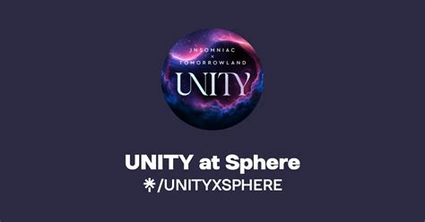 Unity At Sphere Instagram Tiktok Linktree