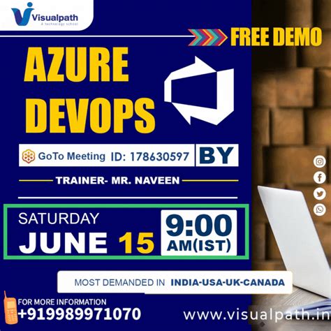 Visualpathit On Linkedin Freedemo Azuredevops Azurecertification Freeonlinedemo Online