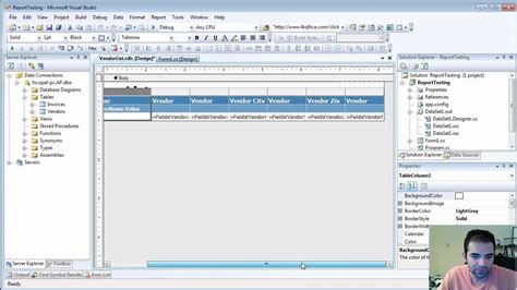 How To Create Reports And Pass Parameters In C Programming With Visual