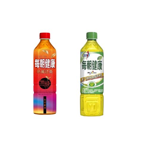 每朝健康 無糖熟藏紅茶健康綠茶650ml里長伯的副業foodya