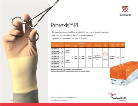 Protexis Pi Sterile Synthetic Surgical Gloves Size 7 0 50ct