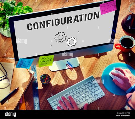 Configuration Setup System Concept Stock Photo Alamy
