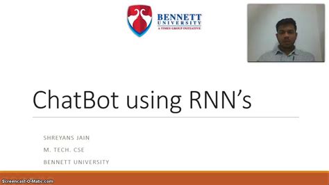Chatbot Using Rnn Youtube