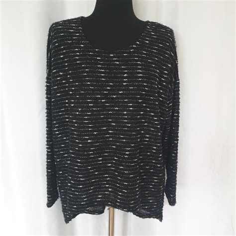 H49 오조크 오버핏 언발 니트 헬로마켓