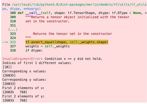 Bug Dlrm Training Using Pretrained Embeddings Failing Due To Tuple
