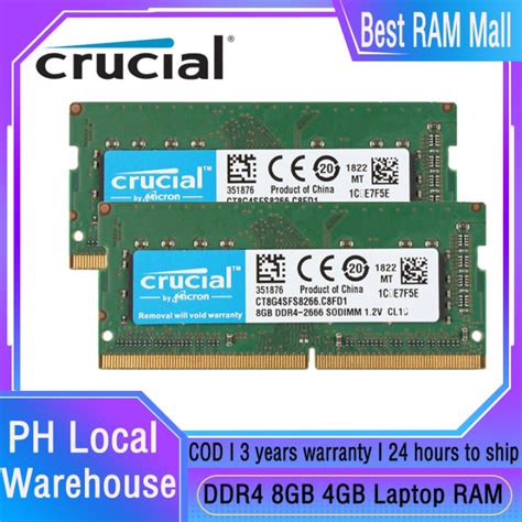 【free shipping】crucial ddr4 ram 8gb 4gb 16gb 2400 2666 3200mhz pc4