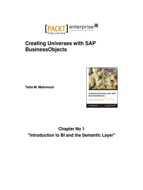 Creating Universes With Sap Businessobjects Sample Chapter Pdf Business Intelligence Databases