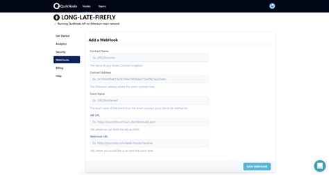 Webhooks For Ethereum Smart Contract Events Rquiknode