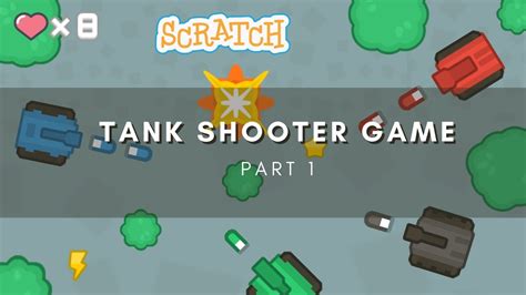 Scratch Tutorial How To Make A Tank Shooter Game On Scratch Part 1 Player Bg And Player